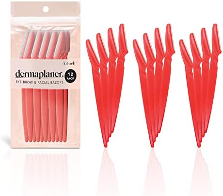 Kitsch Pro Dermaplaning Tool Set, Facial Hair Removal for Women ...