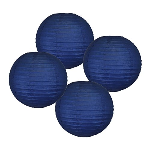 Just Artifacts 24 Inch Navy Blue Paper Lanterns Set Of 4 Click For Just Artifacts 24 Inch Navy Blue Paper Lanterns Set Of 4 Click For