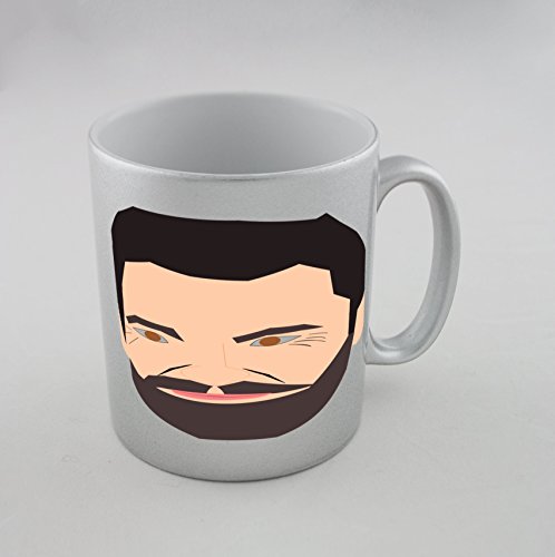Buy Silver mug with The famous Australian actor that often portrays the ...