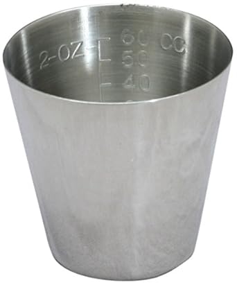 Amazon.com: Medline DYND052A Stainless Steel Medicine Cup, 2 oz ...