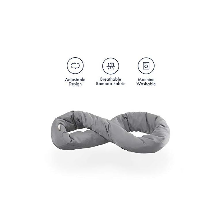 Huzi Infinity Pillow - Home Travel Soft Neck Scarf Support Sleep ...