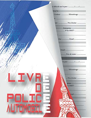 Livre de Police: Registre Vendeur automobile et garagiste, Grand format ...