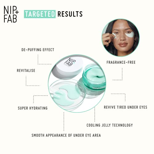 Nip + Fab Hyaluronic Acid Under Eye Patches Mask Anti-Aging Hydrating ...