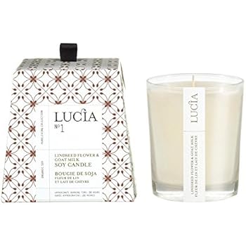 Amazon.com: Lucia Candle, Goats Milk and Linden Seed, 0.47 Ounce: Beauty