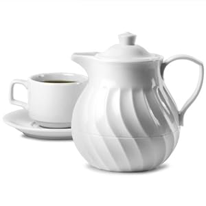 Connoisserve Tea Pot White 20oz / 0.6ltr | 60cl Tea Pot, Teapot ...