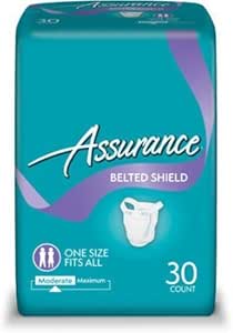 Amazon.com: Assurance Belted Shield One Size Fits All, Moderate, 30 ...