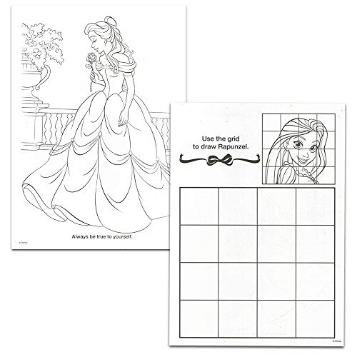 Disney Princess Coloring Book Super Set -- 4 Disney Princess Activity ...