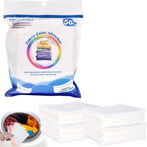 MOMENT Colors & Dirt Collector Colors Catchers for Laundry, 50-Pack ...