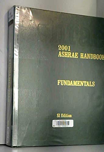 Fundamentals: 2001 Ashrae Handbook : Inch-Pound Edition: Parsons ...
