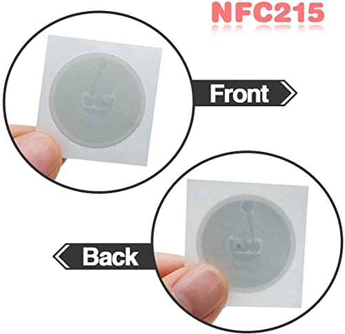 12 x NTAG215 NFC Stickers NFC Tags, 25mm (1 inch) Blank Round ...