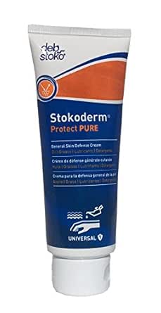 Amazon.com: Stokoderm Protect Pure Pre-Work Hand Cream 100ml Tube ...