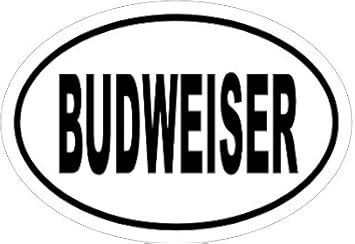 Amazon.com: Budweiser, Vinyl Car Decal, Multiple Colors', 5-by-5 inches ...