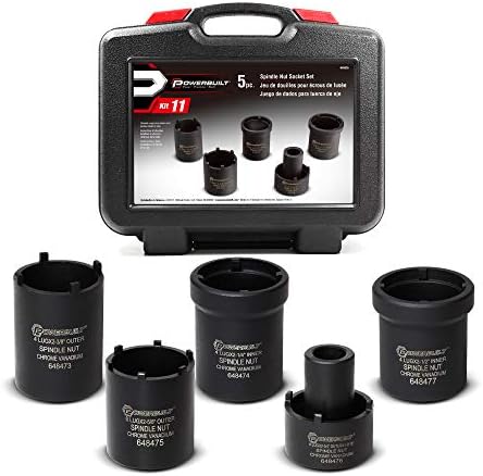 سعر Powerbuilt Spindle Nut Socket Tool Kit, 5 Piece, Remove Spindle ...