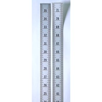 Ruler - Adhesive Backed - 1 Inch Wide X 72 Inch Long - Vertical Up ...