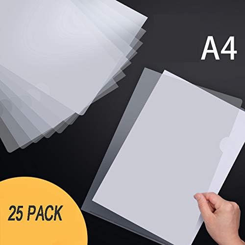 25 Pack File Jackets Cut Flush Folders A4 Document Wallet Foolscap ...