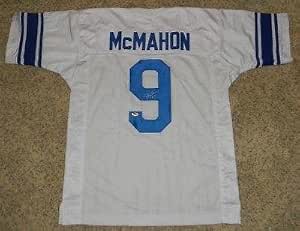 Signed Jim McMahon Jersey - BYU COUGARS #9 WHITE THROWBACK COA ...
