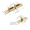 10PCS Cabinet Latch Door Catch Closet Ball Tension Latch 60mm Solid Brass Ball Catch Door ...