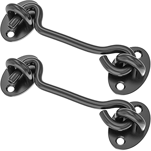 INBOF 2 Pack Barn Door Latch, 4 Inches Premium Door Hook Latch ...