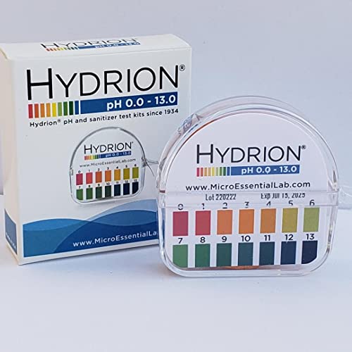 Hydrion Ph Paper (93) with Dispenser and Color Chart - Full Range Insta ...