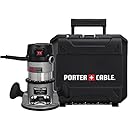 PORTER-CABLE 9690LR 11 Amp 1-3/4-Horsepower Fixed Base Router with 1/4 ...
