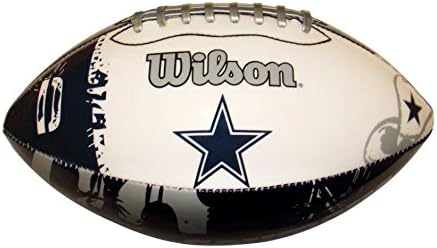 Amazon.com : Wilson NFL Team Logo Football (Dallas Cowboys) : Sports ...