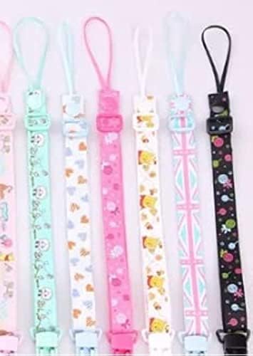 4 Packs Clip Pacifier Chain, Pacifier Holder for Boys and Girls, Fits ...