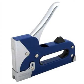 Amazon.com: Heavy Duty Staple Gun with 400 3/8" Crown Staples ...