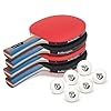 Killerspin Jet Set 4 Premium Set, Table Tennis Set with 4 Ping Pong ...