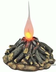 Flicker Campfire Night Light Lamp with Excellent Detail 5.5" (Great ...