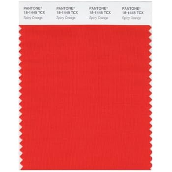 PANTONE Smart 18-1445X Color Swatch Card, Spicy Orange - Wall Decor ...