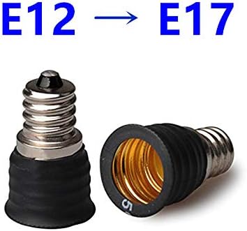 Amazon | 口金変換 アダプター E12-E17 電球 ソケット 口金 照明補助器具 (E12-E17, PC+銅) | SUPCF | 口金変換アダプタ 通販