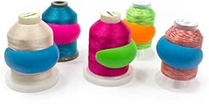 Amazon.com: Lot of 48 Embroidery/Sewing Machine Thread Spools Savers ...