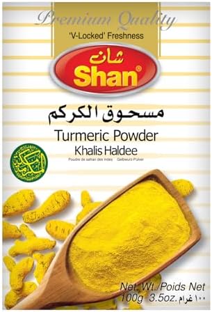 Shan Foods Turmeric Powder, 100g - Pack of 1 | Made with the World’s ...