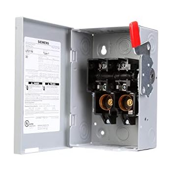 SIEMENS LF211N 30 Amp, 2 Pole, 240-Volt, PLUG Fused, General Duty, W/N ...