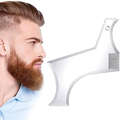 Shaving Template, Goatee Shaving Template Shaping & Edge-up Tool Lineup ...