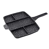 MasterPan - 5-in-1 Multi-Sectioned Nonstick Skillet