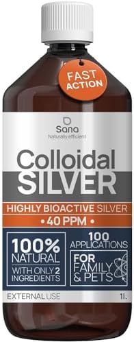 Institut Katharos Colloidal Silver 40 PPM 1 Litre | Premium Silver ...