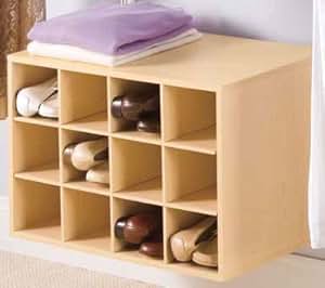 Amazon.com: Rubbermaid 3E29 Configurations Shoe Cubby Hanging Unit ...