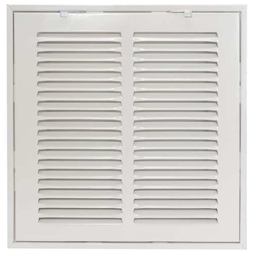 EZ-FLO 20 x 20 Inch (Duct Opening) Return Air Vent Cover for Wall or ...