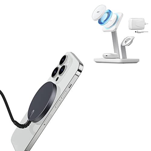ESR HaloLock Mini Wireless Charger, MagSafe-Compatible Chargereinforced ...