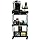 Mind Reader 'Valet' 3 Tier Rolling Coffee Cart with Condiment Organizer ...