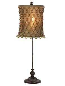 Amazon.com: IMAX Taupe Beaded Accent Lamp: Home & Kitchen