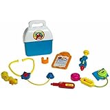 Amazon.com: Fisher-Price Sesame Street Elmo Giggle Medical Kit: Toys ...