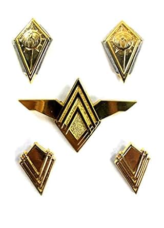 Amazon.com: Battlestar Galactica BSG Senior Flight Wings + Commander ...