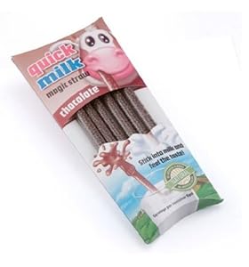 Quick Milk Magic Sipper Chocolate Flavored Straws (1 x 5 pcs): Amazon ...