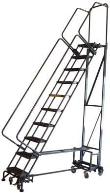 Amazon.com: Ballymore Ladders, Narrow Isle Rolling Ladder With Fixed ...