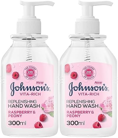 Johnson'S Vita-Rich, Replenishing Hand Wash, Raspberry And Peony ...