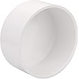 Amazon.com: 6" PVC Pipe End Cap Fitting Schedule 40 Furniture Grade PVC ...