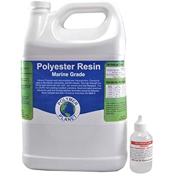 Amazon.com: Polyester Fiberglass Laminating Resin ,Gallon with Hardener ...