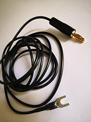 6 Feet Long Turntable Custom Ground Wire Plug Plated for Technics SL ...